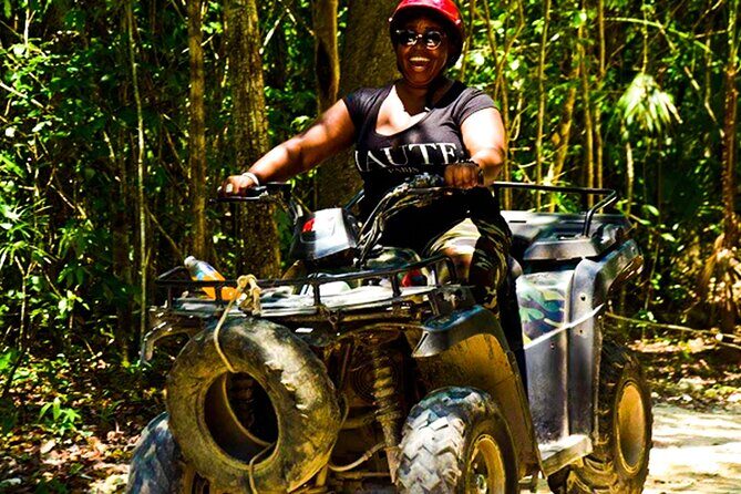 Extreme Adventure - ATV (single) Ziplines and Cenote from Playa del Carmen - Key Points