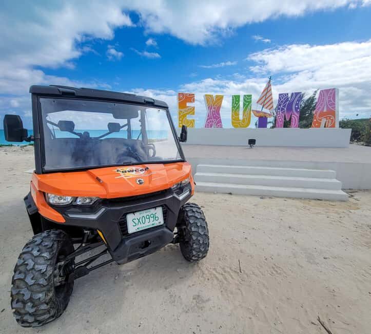 Exuma,Bahamas: 6-Seater Buggy Rental with Bluetooth speaker - Key Points