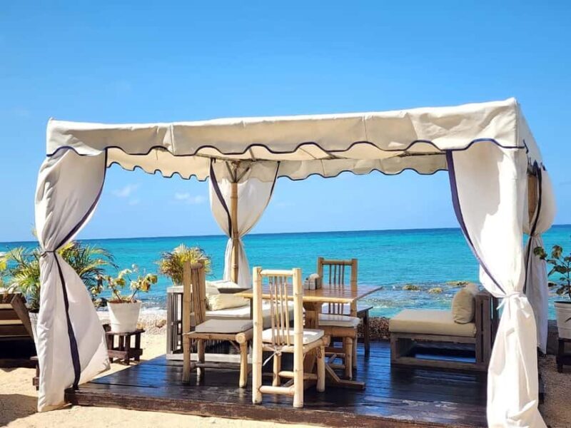 Falmouth: Bamboo Beach Club VIP Cabana with Food & Beverage - The Beach and Additional Activities