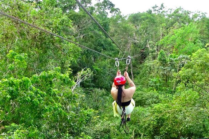 Family ATV Cenote Five Zip Lines Photos Taco Lunch Tequila Taste - Price and Value