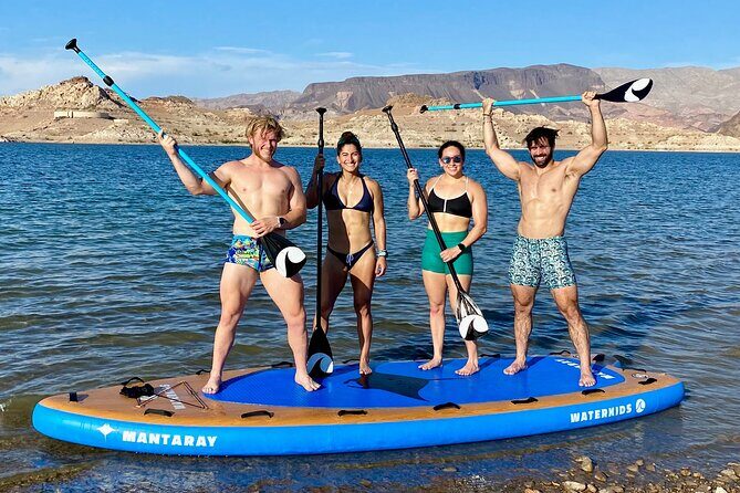 Family Paddleboard "Mantaray" Rental for Up to 4 at Lake Mead - Key Points