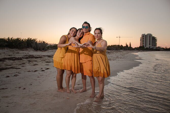 Family Photo Session on the Beaches of Yucatan - The Meal and Beach Relaxation: A Perfect End
