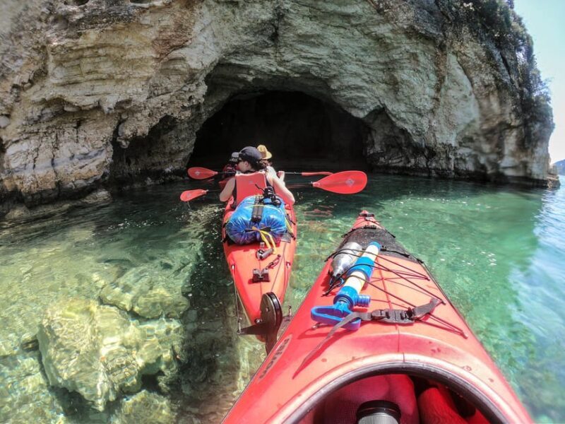Family Sea Kayak at Meganisi - Lefkada - The Value of a Guided Family Tour