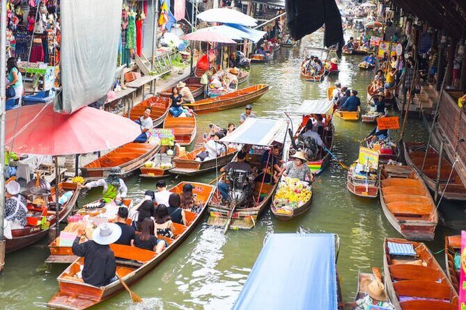 Famous Floating Market Damnoen Saduak Day Tour with Private Guide from Hua Hin - Key Points