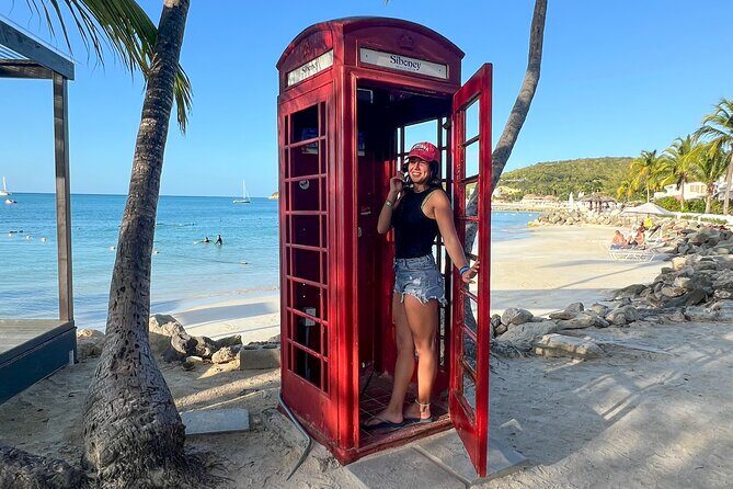 Famous Red Phone Booth Beach (Dickenson Bay) and Fort Bay Beach - Practical Details
