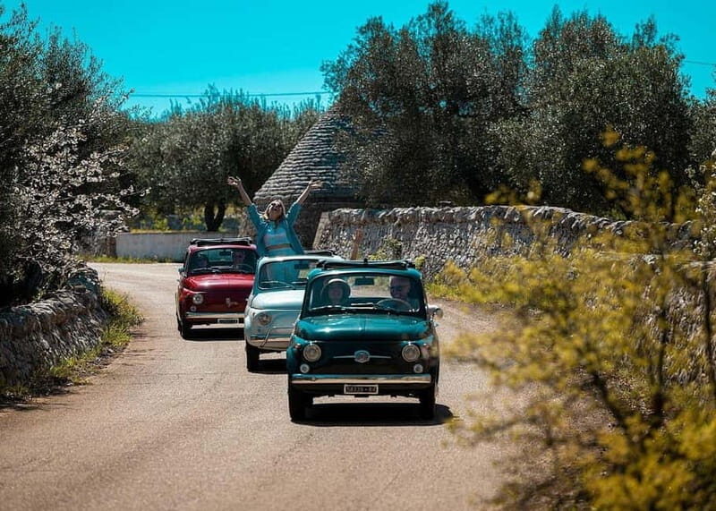 Fasano: Vintage Fiat 500 Drive and Stone Sculpting Class - Creating Your Own Sculpture