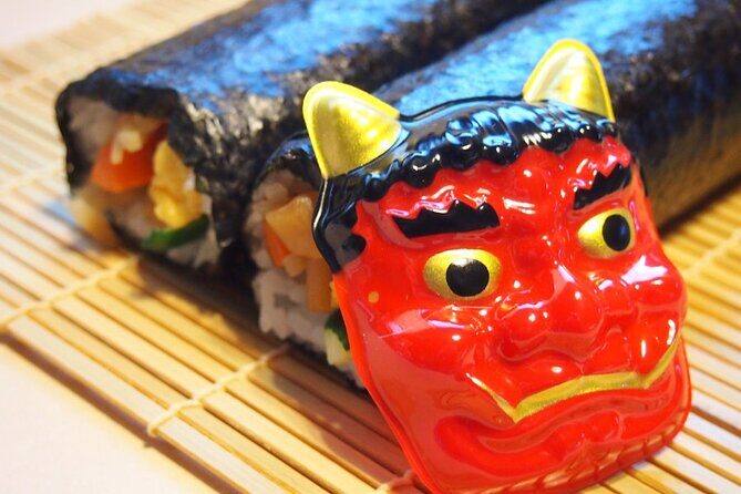 Feb3! Tokyo Setsubun soybean scattering Ehomaki hand roll sushi - A Closer Look at the Tokyo Setsubun Tour