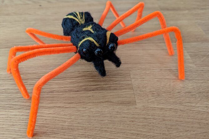 Felted Halloween Spider Art Class in Estes Park - A Creative Way to Celebrate Halloween in Estes Park