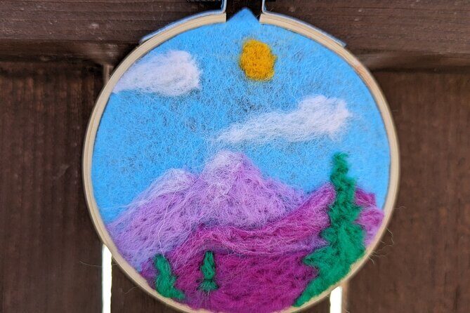 Felted Landscape Ornament Art Kit in Estes Park - Key Points