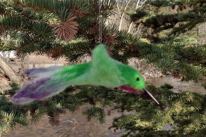Felting Hummingbird Ornament Class in Estes Park - What to Expect from the Hummingbird Felting Class