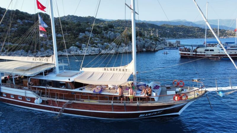 Fethiye to Olimpos 4 Days 3 Nights Gulet Blue Cruise - Key Points