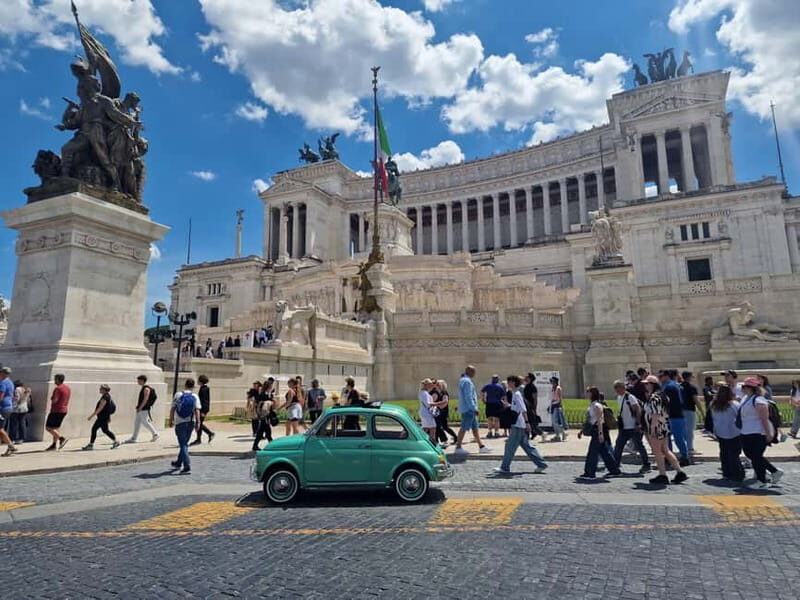 Fiat 500 Romance: Rome, Gelato & Timeless Views - Key Points