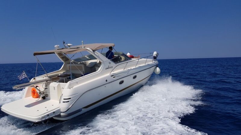 Fira: Private Day Cruise with BBQ, Drinks, & Hot Springs - The Sum Up