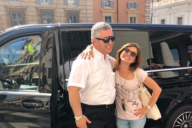 Fiumicino Airport private transfers with luxury Mercedes van - The Sum Up