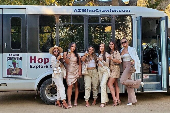 Five Star AZ Wine Crawler Tour 4- 12 PPL - Transportation and Group Size