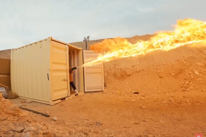 Flame Thrower Combo Package at Adrenaline Mountain - Introduction and First Impressions