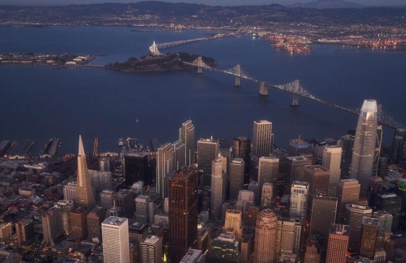 Flight over San Francisco Night Tour - Key Points