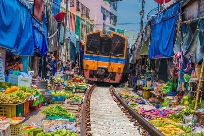 Floating Market & Train Market Half-Day Trip from Bangkok - Key Points