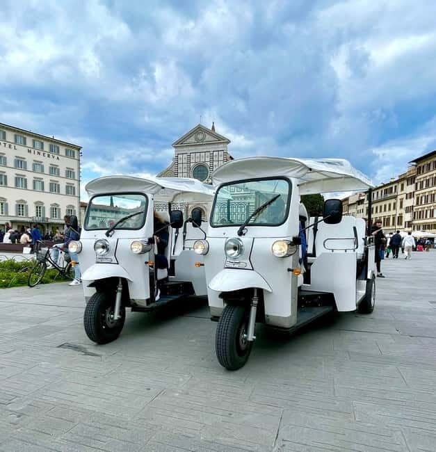 Florence: Eco Golf Car & e Tuk Tuk City Tour - Key Points