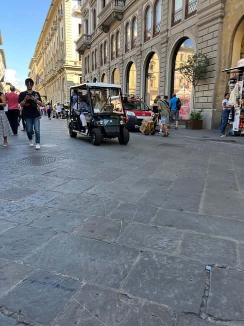 Florence Golf Cart Tour City Center & Piazzale Michelangelo - Key Points