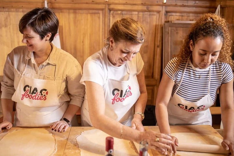 Florence: Pasta & Tiramisu Class with Unlimited Wine - Making Pasta from Scratch