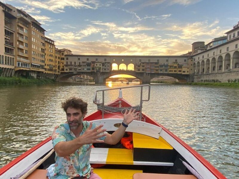 Florence: Private Boat Tour with Wine - Key Points