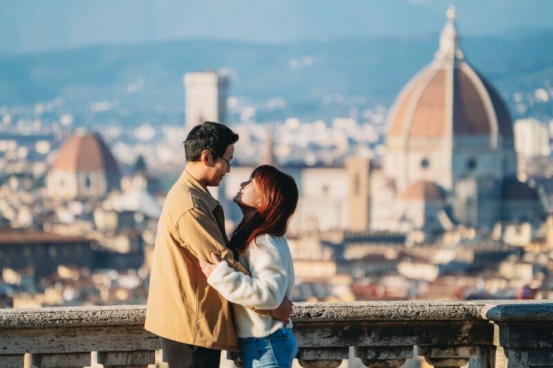 Florence: Private Photoshoot at Piazzale Michelangelo - Key Points