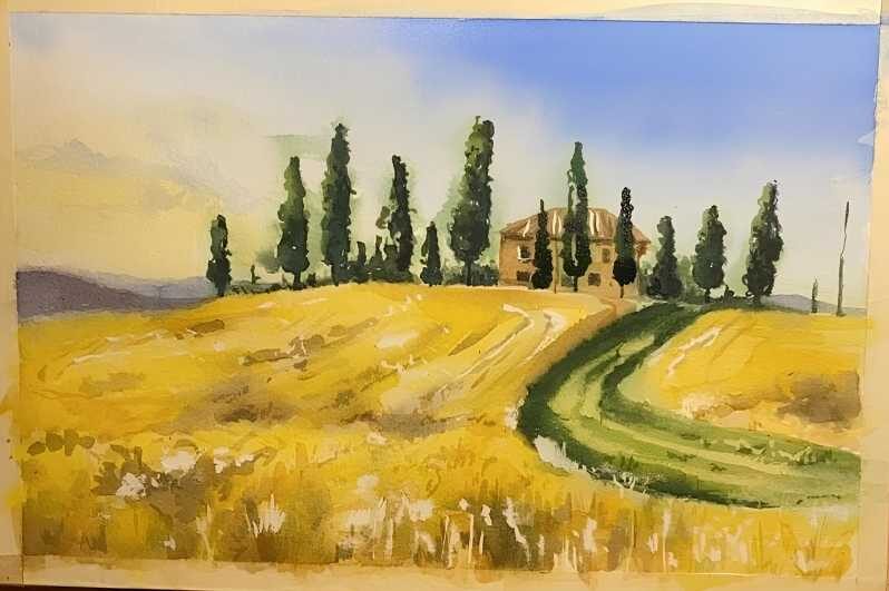 Florence: Watercolor painting class in a local Art Studio - An Artistic Taste of Florence