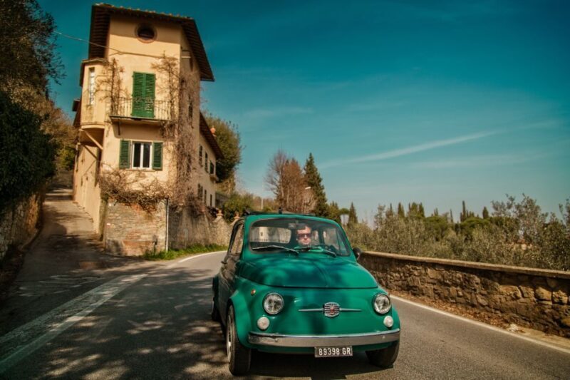 Florence Wine Tasting and Tuscan Lunch in a Vintage Fiat 500 - Key Points