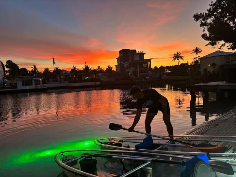 Florida: Sharkey's Guided Fish Feeding LED Night Tour - The Atmosphere & Experience Quality
