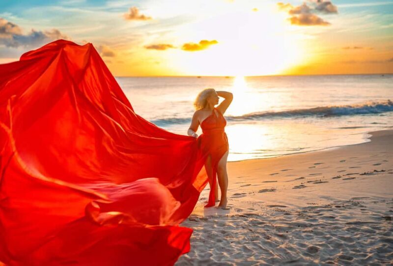 Flying Dress Barbados Photoshoot Experience - Who Should Consider This?