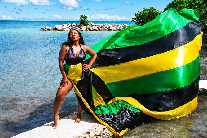 Flying Dress Clear Kayak/Boat Drone Photo Shoot in Montego Bay - What Is the Flying Dress Kayak Drone Photo Shoot?