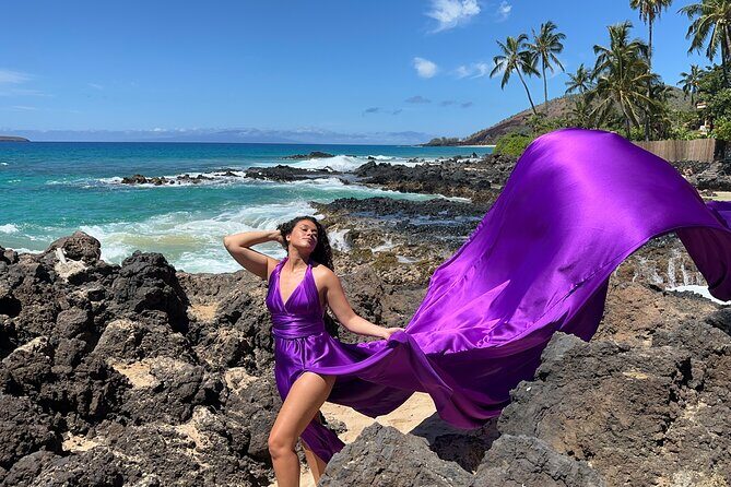 Flying Dress Photo Shoot in Maui - A Closer Look at the Flying Dress Photo Shoot