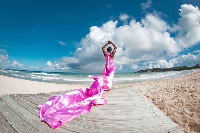 Flying Dress Photoshoot (1 Dress)  Punta Cana  Pro Photographer - Key Points