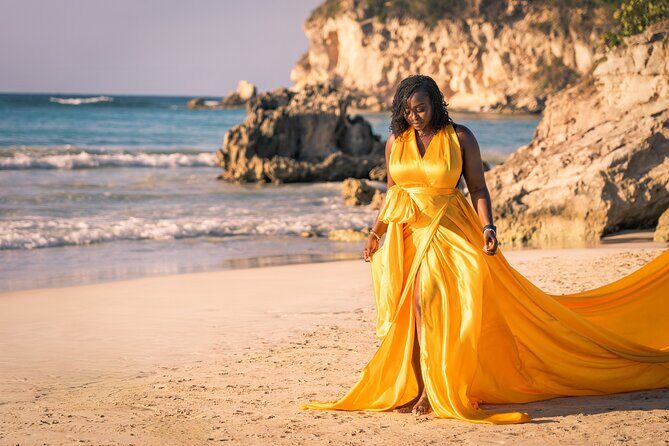 Flying Dress Photoshoot (2 Dresses)  Punta Cana  Photographer - What to Expect from the Flying Dress Photoshoot