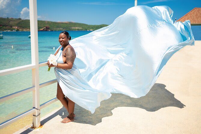 Flying Dress Photoshoot in Jamaica - Authentic Experiences from Past Participants