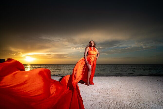 Flying Dress Photoshoot in Montego Bay Jamaica - Key Points