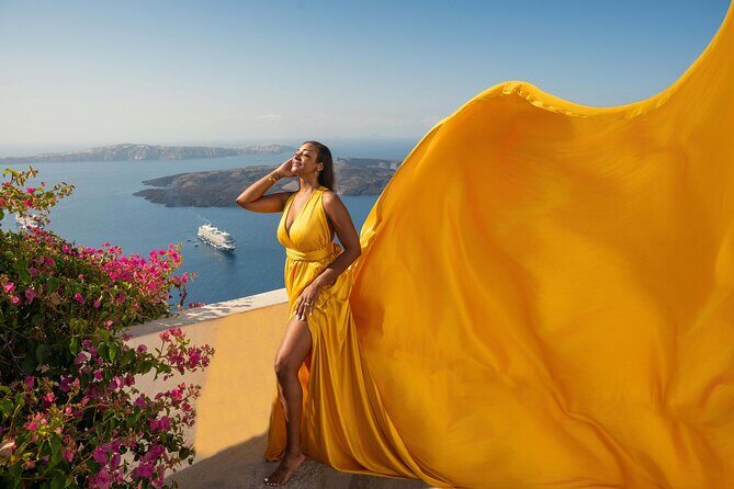 Flying Dress Photoshoot in Santorini - Detailed Review of the Flying Dress Photoshoot in Santorini