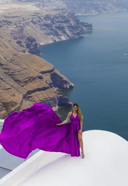 Flying Dress Photoshoot Santorini - Authentic Experiences and Reviews