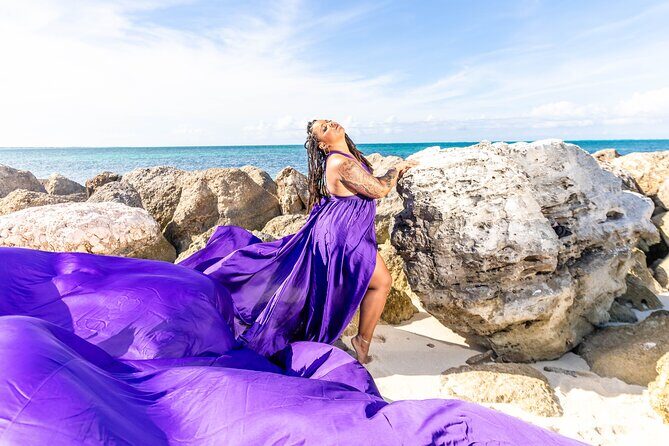 Flying Dress Photoshoot Turks and Caicos - Key Points