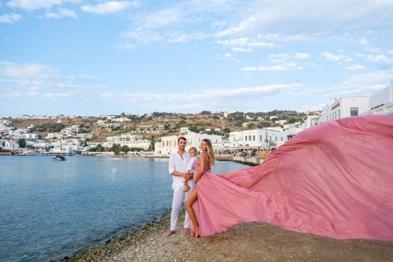 Flying Dress Photoshooting Mykonos - Who Will Love This?