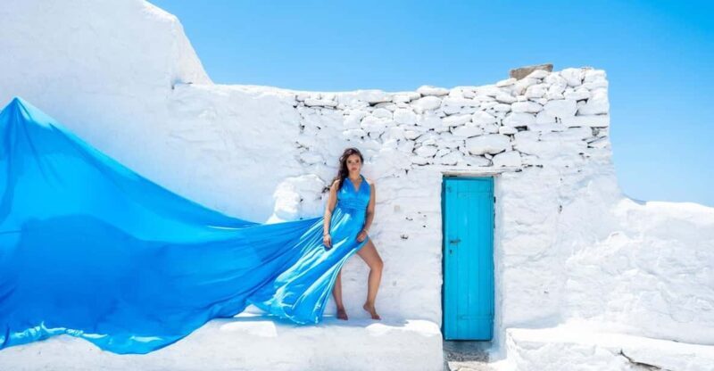 Flying Dress Photoshooting Mykonos - The Sum Up