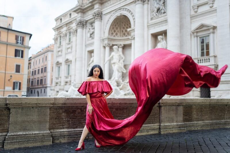 Flying Dress Professional Photoshoot in the Eternal Rome - An In-Depth Look at the Experience
