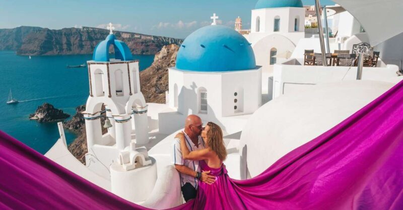Flying Dress Santorini Photoshoot - The Itinerary and Locations