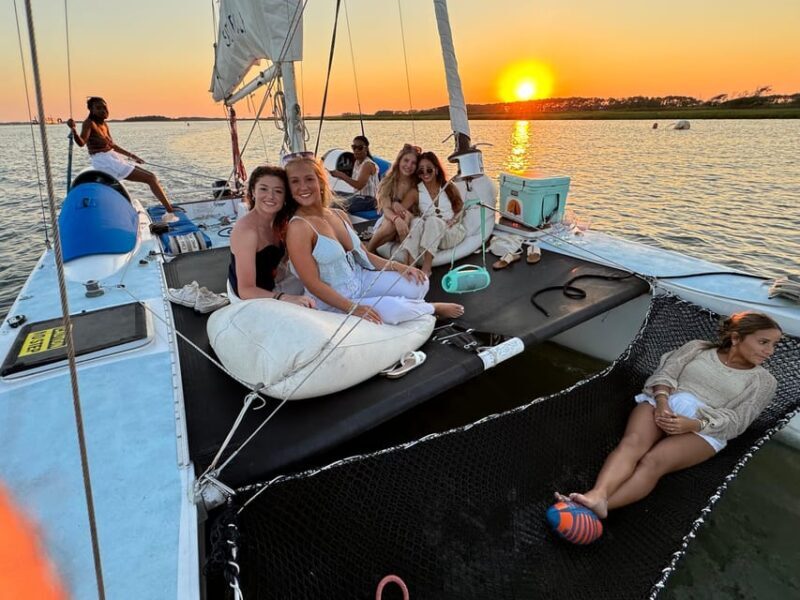 Folly Beach: Private Daytime or Sunset Sail, cooler provided - The Sum Up
