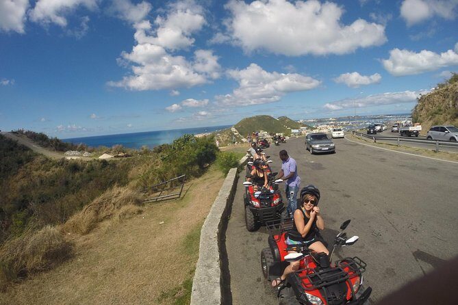 For hotel guests: Guided ATV Tour Dutch/French St. Maarten - Highlights & Beach - Key Points