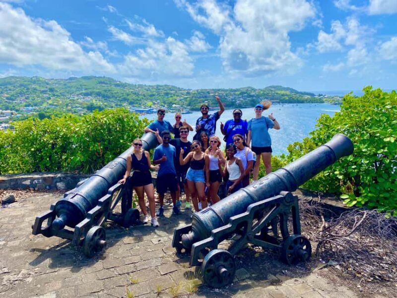 Fort Duvernette Hike and Villa Beach Swim - A Refreshing Swim at Villa Beach