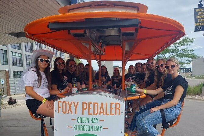 Foxy Pedaler Green Bay Party Bike Private Tour - An Honest Look at the Foxy Pedaler Experience