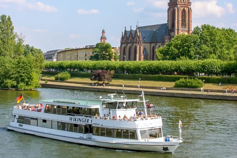 Frankfurt: River Main Sightseeing Cruise with Commentary - An Overview of the Tokyo-Style Waterway in Frankfurt