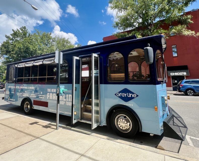 Franklin: Trolley Hop-On and Hop-Off Tour - Practical Tips for Travelers